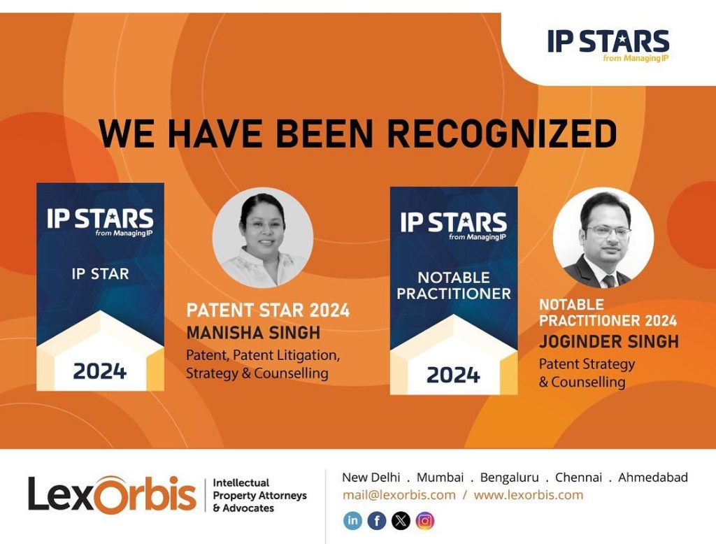 IP Stars by Managing IP- Manisha Singh- IP Star and Joginder Singh ...